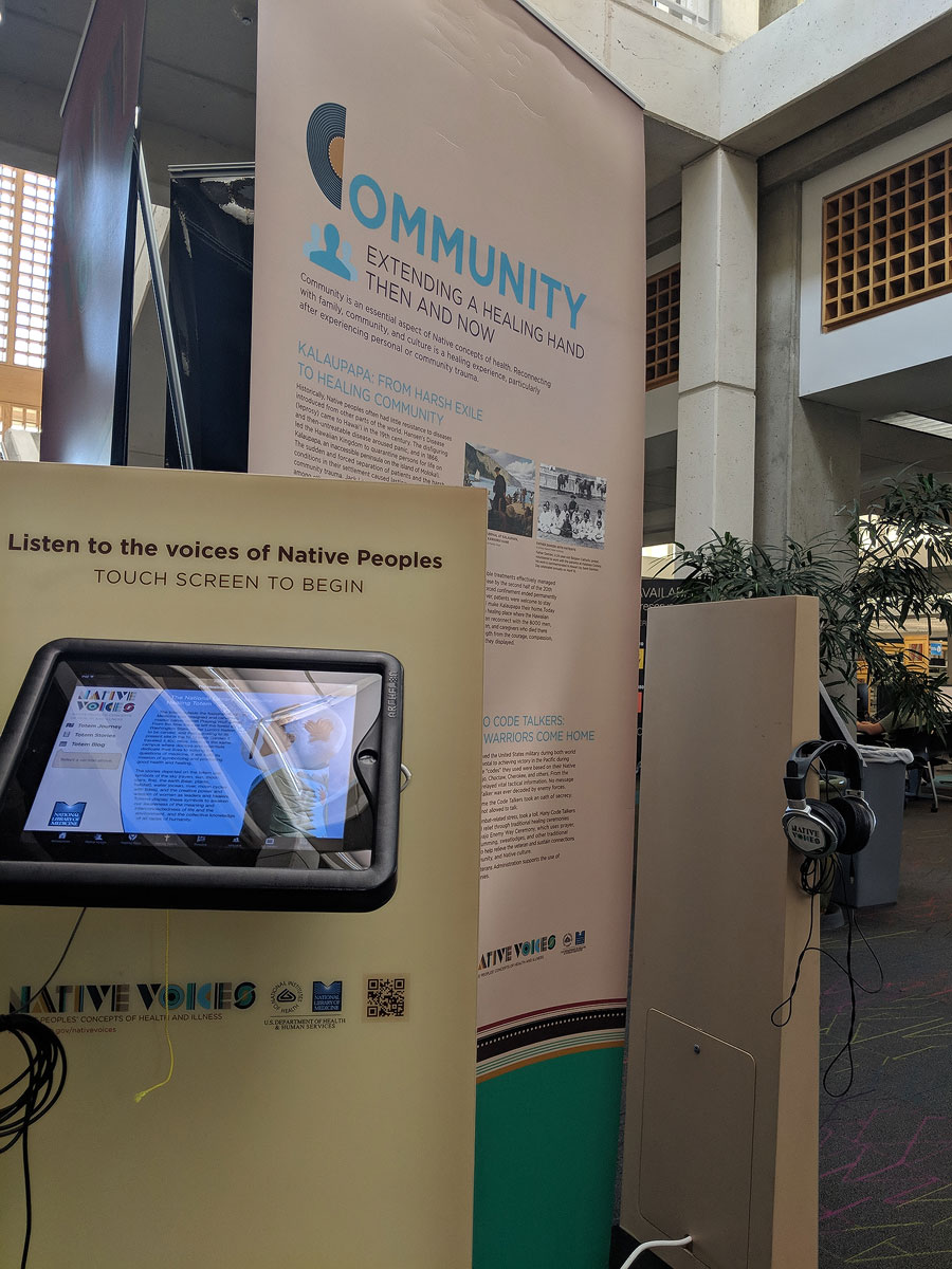 'Native Voices' exhibit explores relationship between health, cultural ...