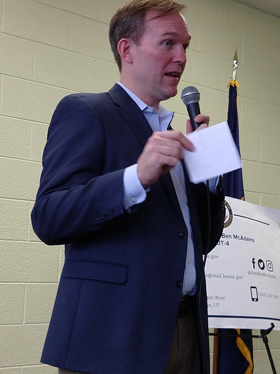 Rep. Ben McAdams hosts first town hall - The Globe