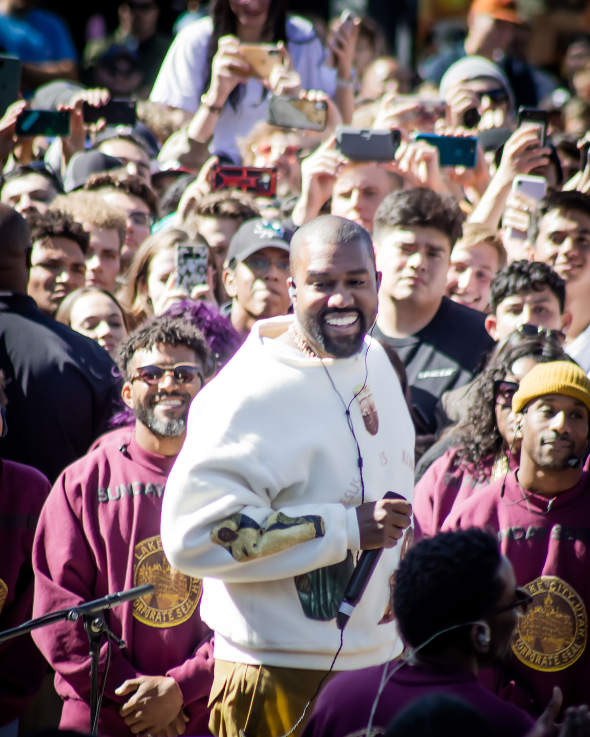 Photos: Kanye West’s ‘Sunday Service’ in SLC - The Globe