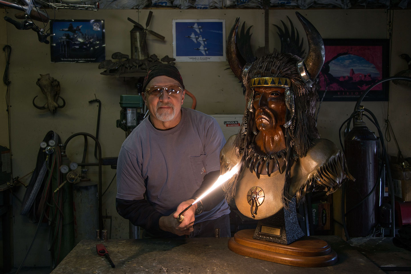 Sparks fly: Richard Prazen perfects the art of metal - The Globe