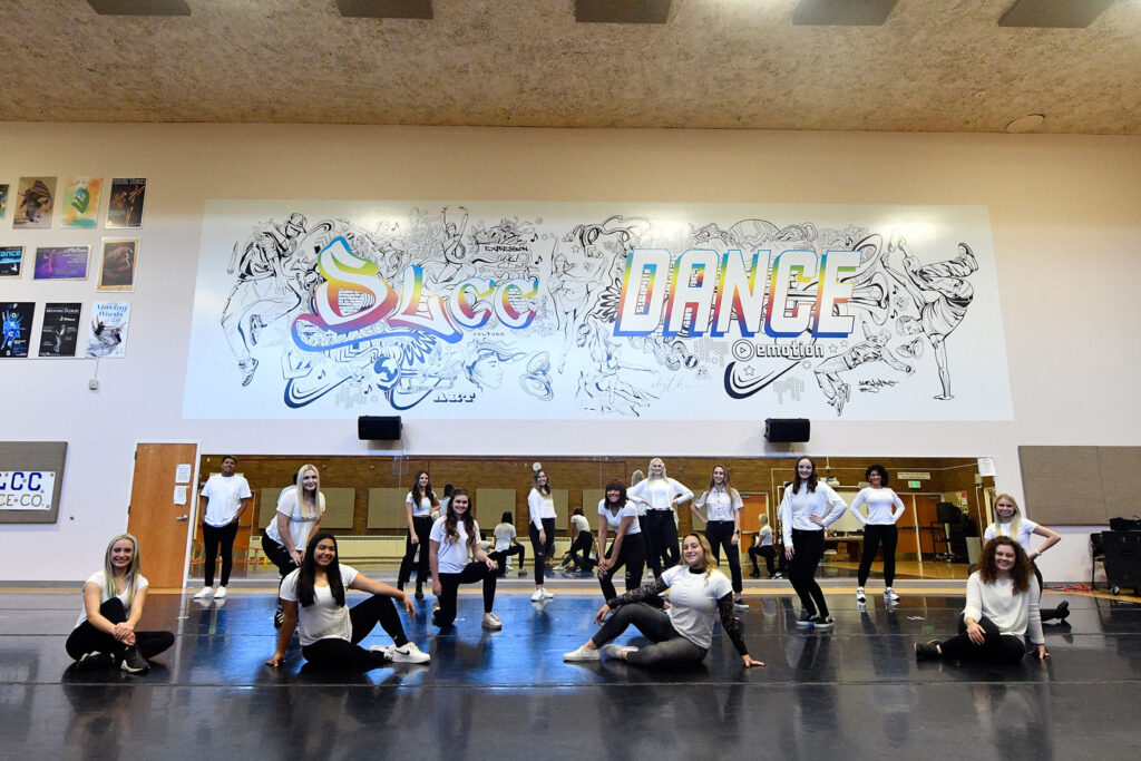 Photos: SLCC dance studio gets new mural - The Globe