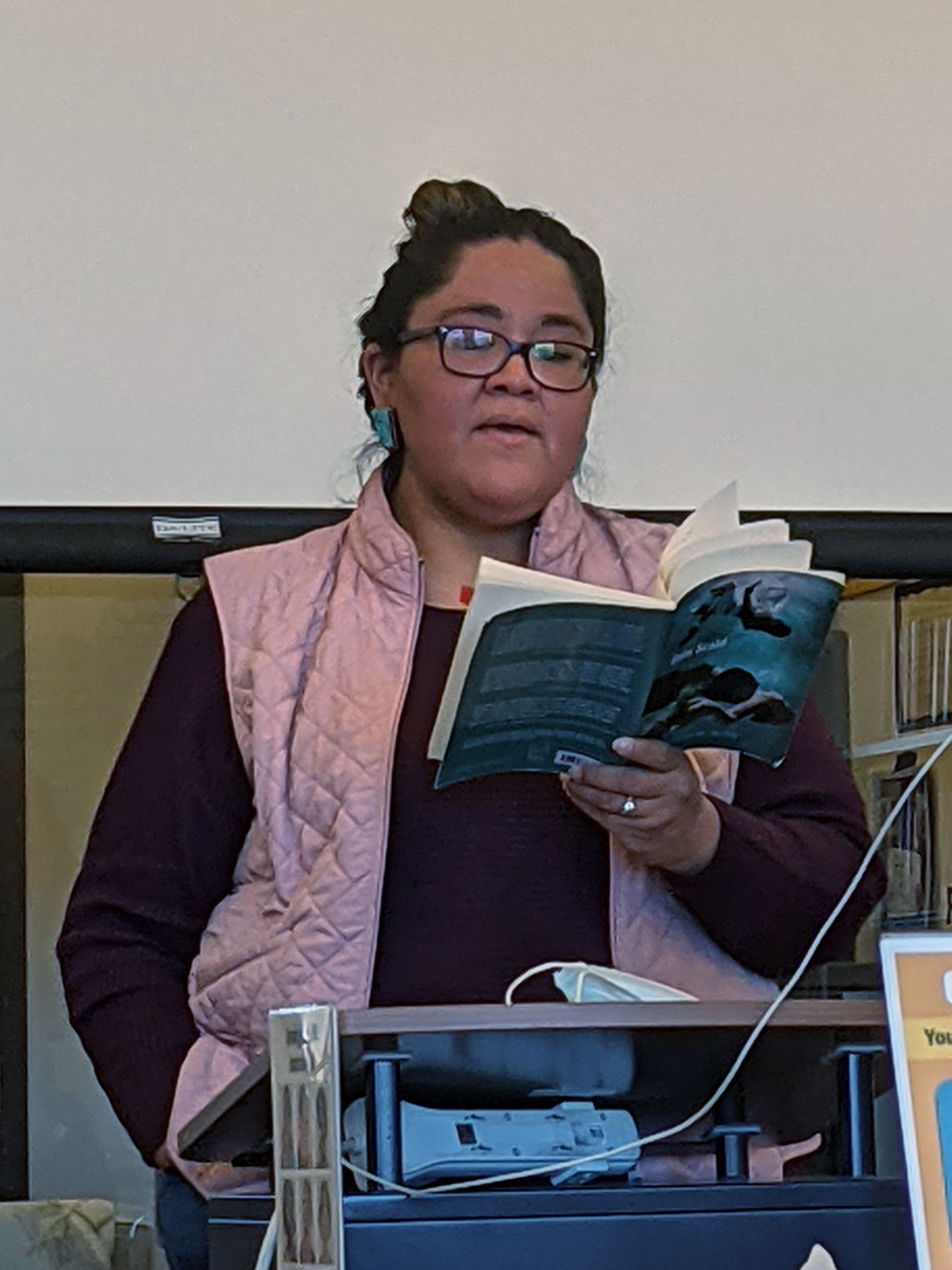 Poet honors Native American Heritage Month with poetry reading at SLCC ...