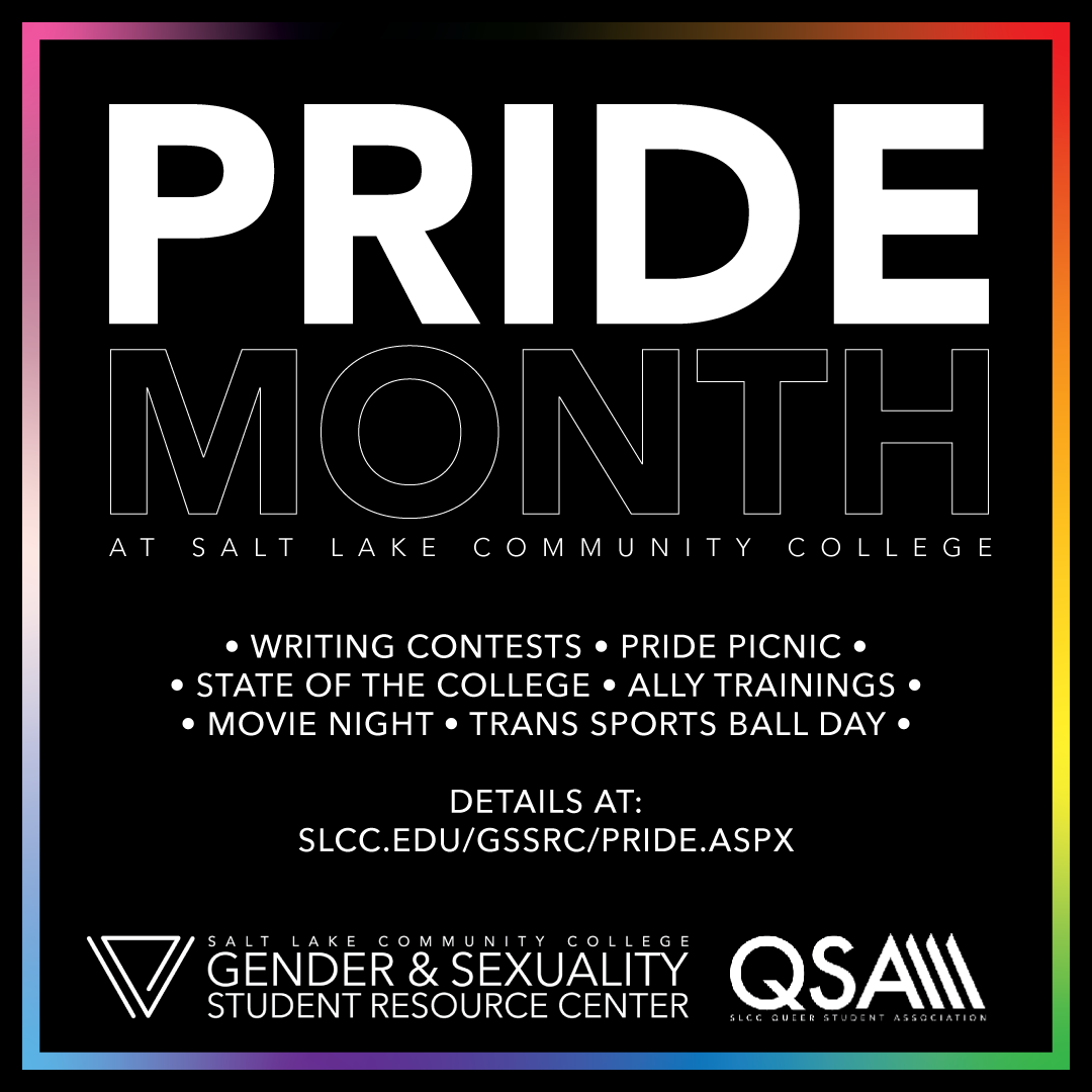 Monthlong series of Pride events returns to SLCC - The Globe