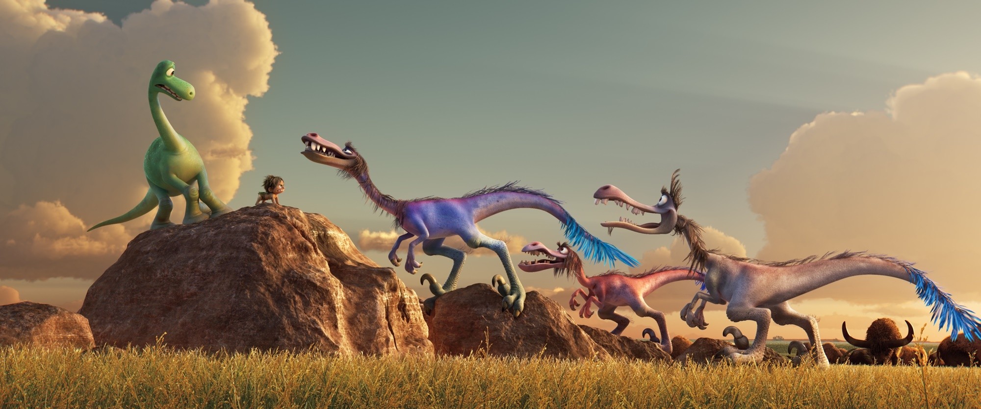 art-the-good-dinosaur-velociraptors-disney-pixar | globeslcc.com