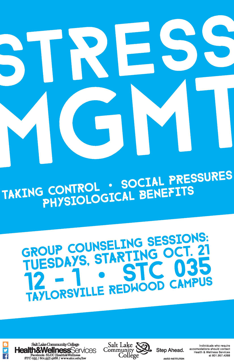 SLCC Health & Wellness Center assists students with stress management ...