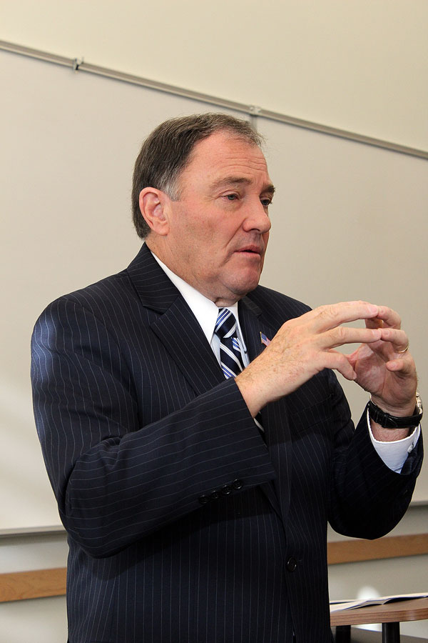 Gov. Herbert visits SLCC Redwood Campus - The Globe