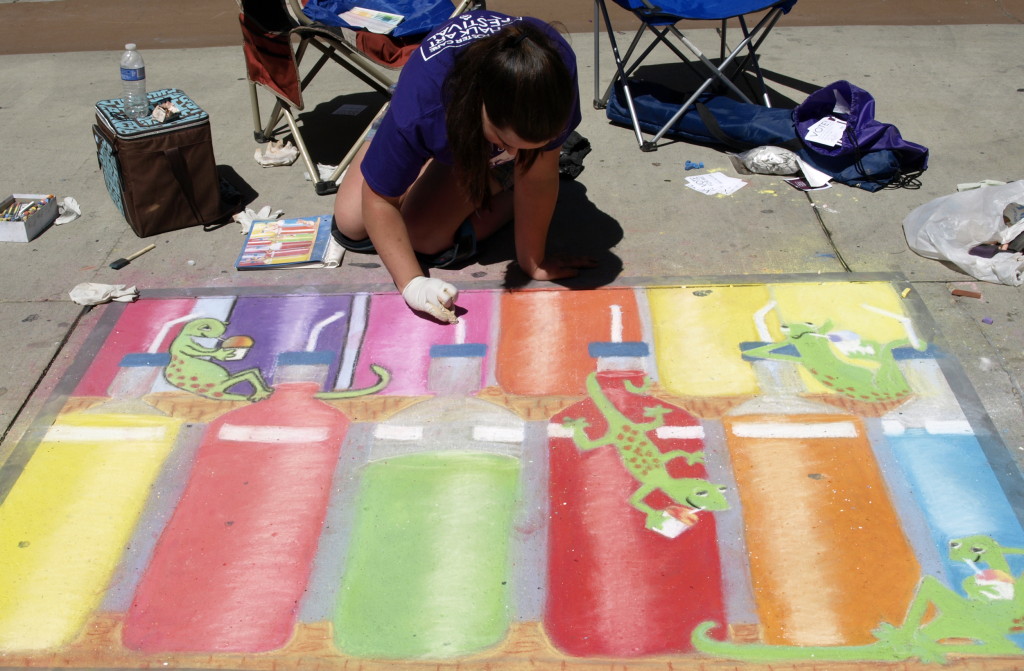 Chalk Art Fest brings whimsy and color to Rio Grande Street - The Globe